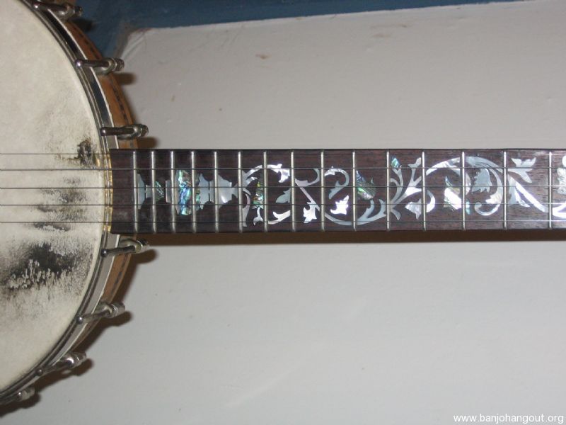Openback banjo, fancy inlay -- OR parts thereof! - Used Banjo For Sale ...