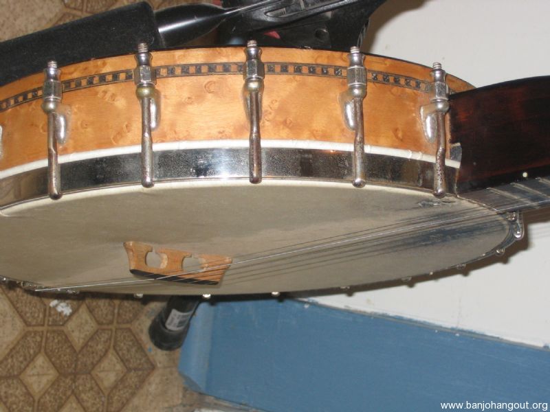 Openback banjo, fancy inlay -- OR parts thereof! - Used Banjo For Sale ...