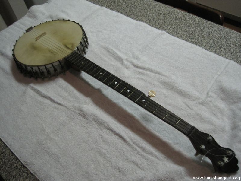 Supertone 5string OB Good shape + Hooks' Banjo Thimble - Used Banjo For ...