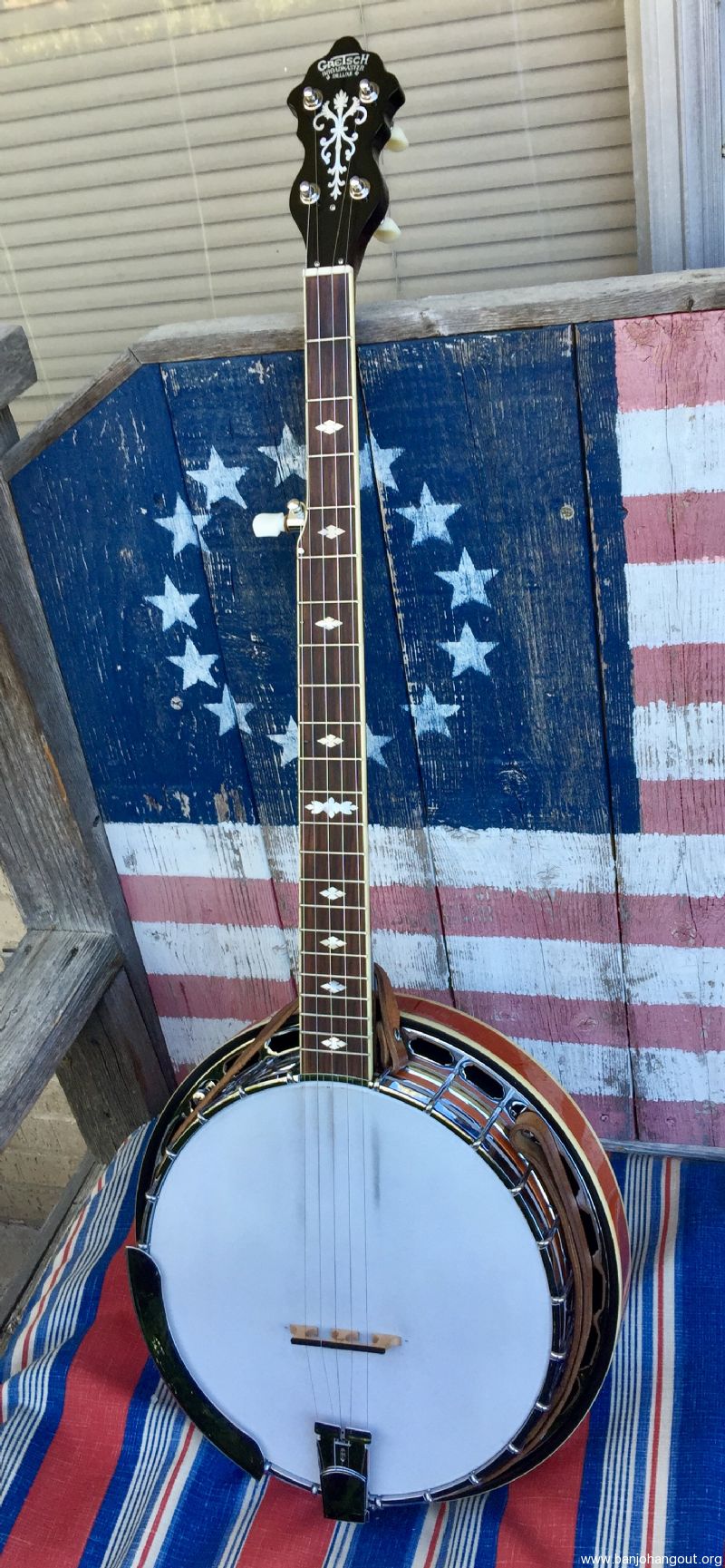 Gretsch Broadcaster Deluxe 5 string resonator banjo! Pending - Used ...