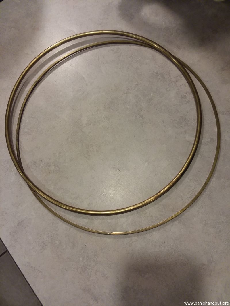 SOLD: "Pending" -----> Vintage Rolled Brass Tonering or Skin Head Hoop ...