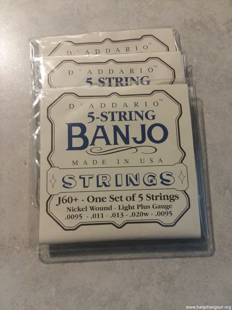 SOLD: --On Hold-- Banjo Strings, 6 sets - Banjo Hangout
