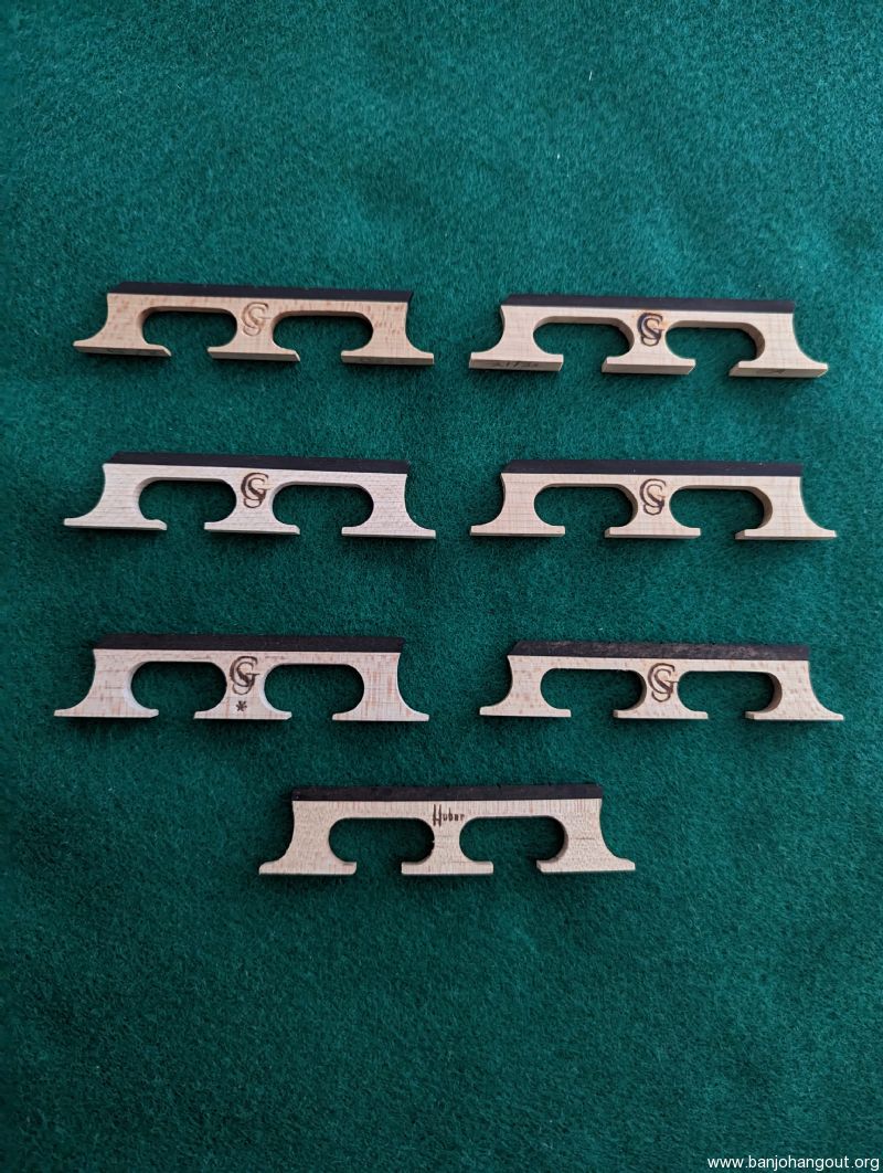 SOLD: Sosebee Bridges (4) & Huber Bridge (1)/SOLD - Banjo Hangout