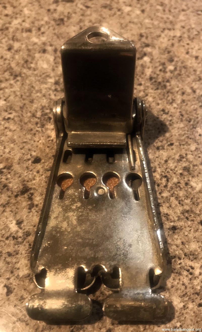 SOLD: Pre-war Grover Clamshell Tailpiece - Banjo Hangout