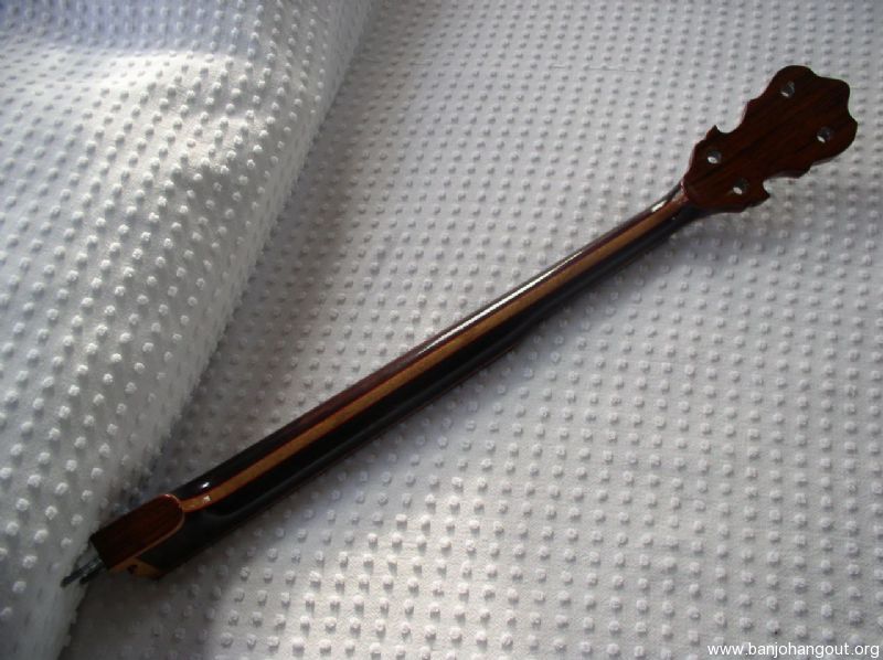 SOLD: Unusual rosewood and maple short-scale banjo neck - Banjo Hangout