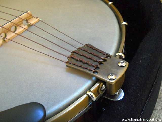 Spalted maple / oak 23" scale 5 string open back - Used Banjo For Sale ...