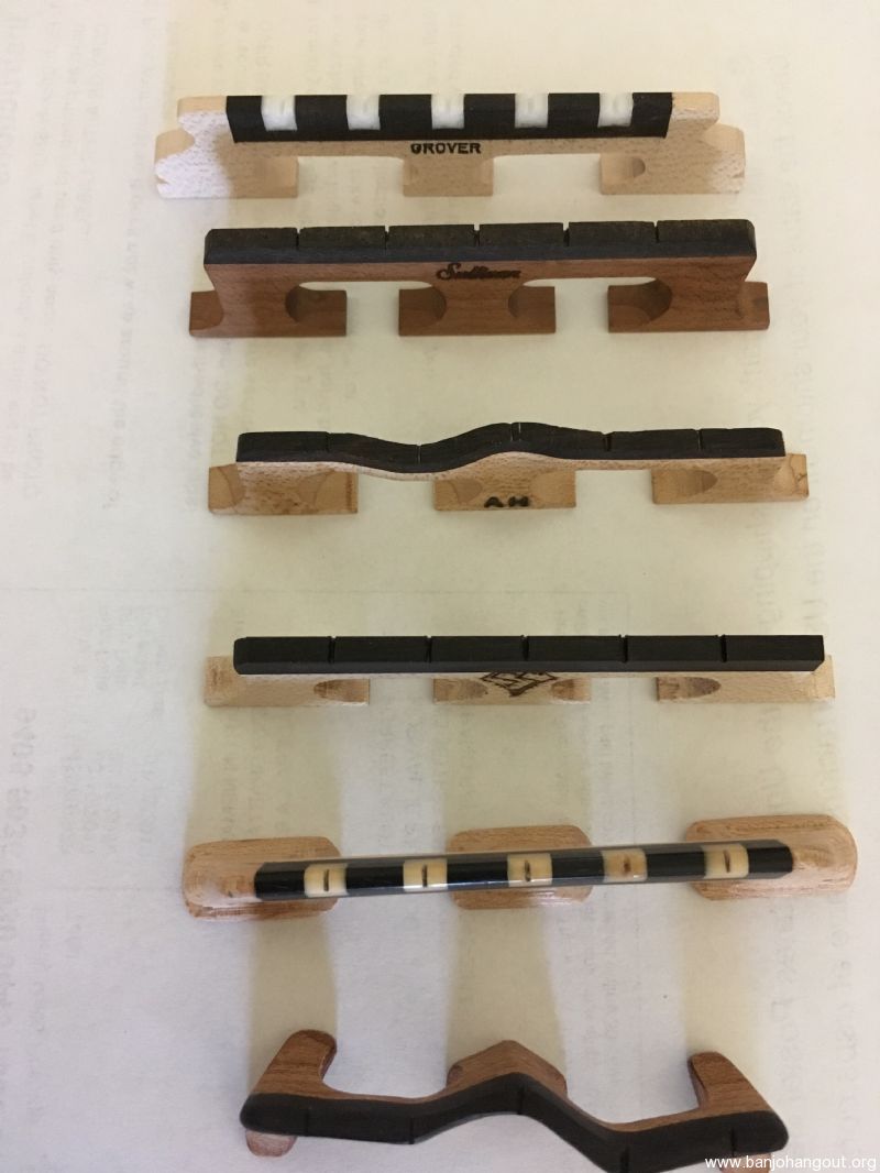 SOLD: 6 Assorted Banjo Bridges *PENDING* - Banjo Hangout