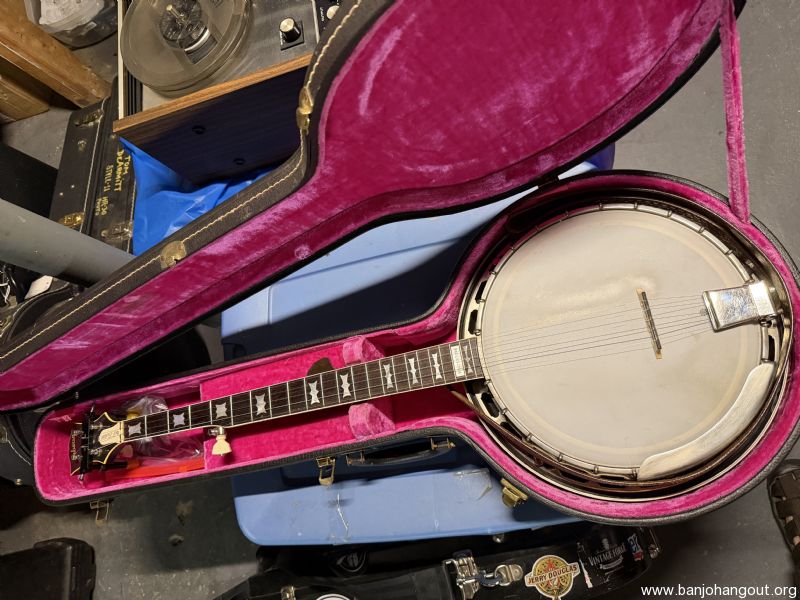 1952 and 1959 Gibson RB250 bowtie banjos - would trade one for Fleck ...