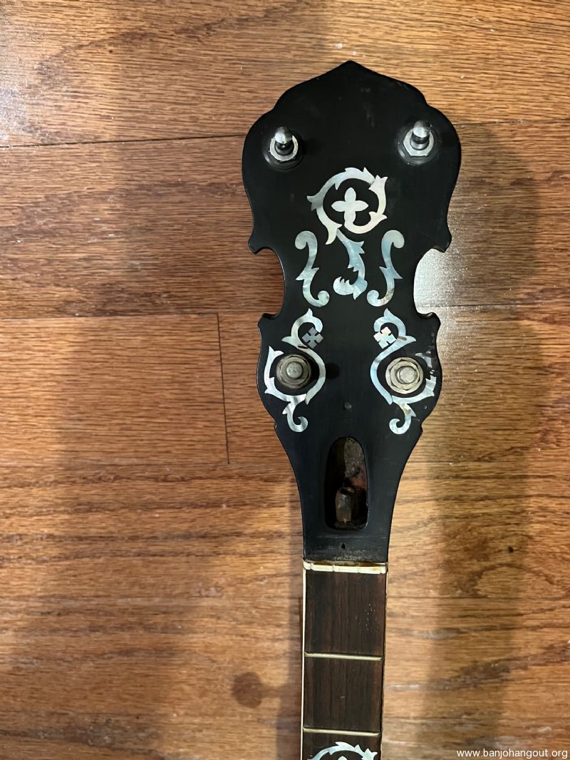 SOLD: Unknown Fiddle cut 5 string banjo neck - Banjo Hangout