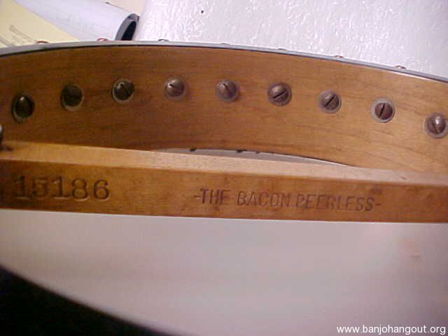 1925 Bacon Peerless Tenor Banjo - SALE PENDING - Used Banjo For Sale at ...