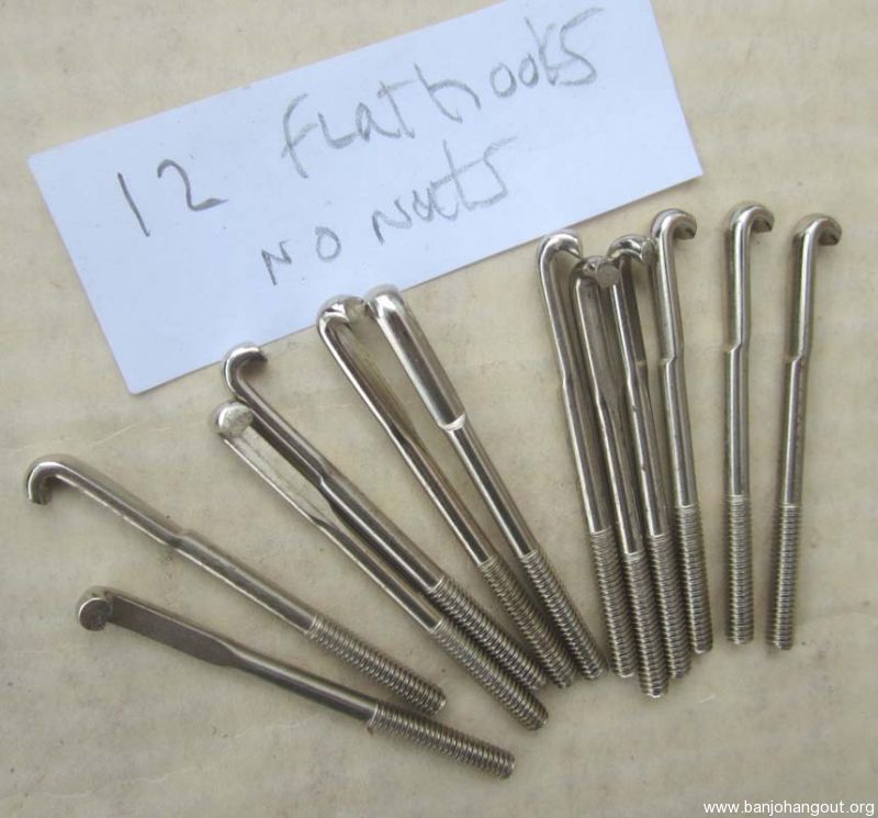 SOLD: Huge Lot banjo hooks, nuts, etc - Banjo Hangout