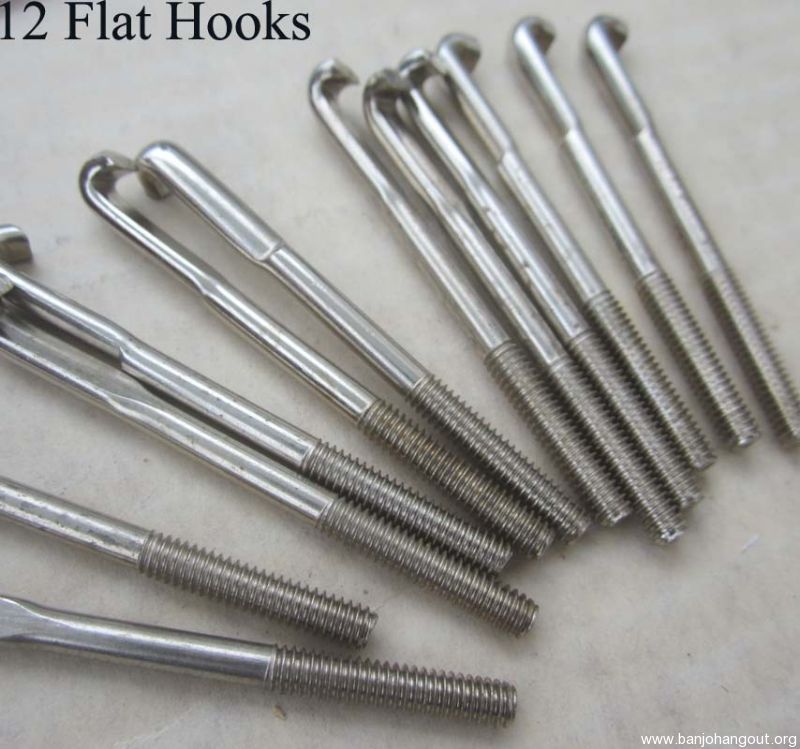 SOLD: Huge Lot banjo hooks, nuts, etc - Banjo Hangout