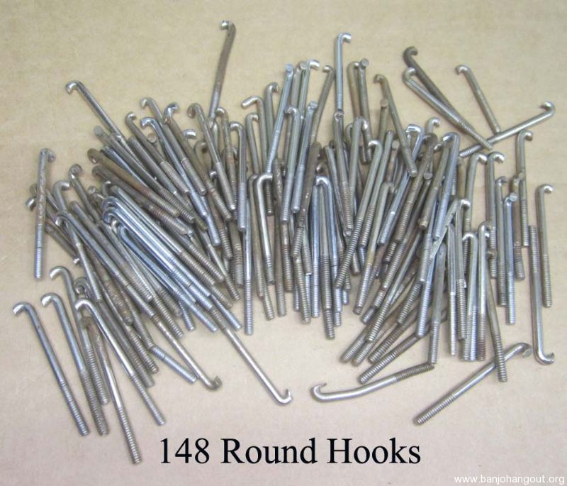 SOLD: Huge Lot banjo hooks, nuts, etc - Banjo Hangout