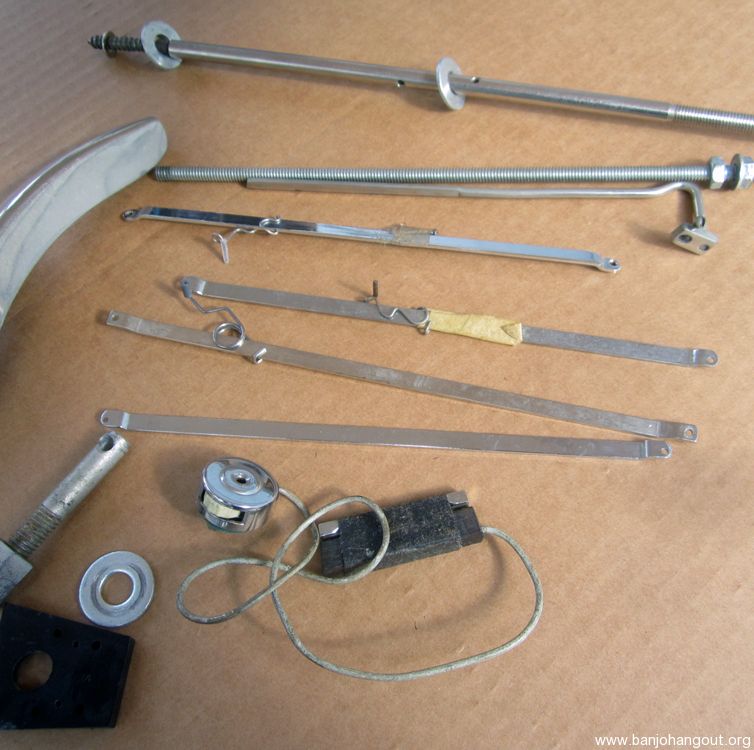 SOLD: Assorted Banjo Parts Lot - parts drawer sweep - Banjo Hangout