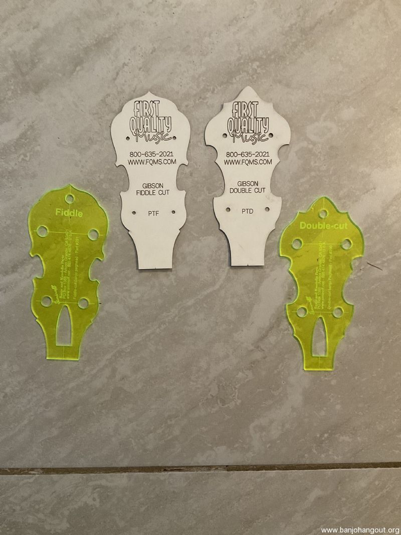 Peghead Templates. SOLD - Banjo Hangout