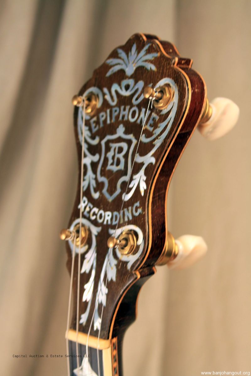 Sold - 1930's Epiphone "Recording B" with Case - Used Banjo For Sale at ...