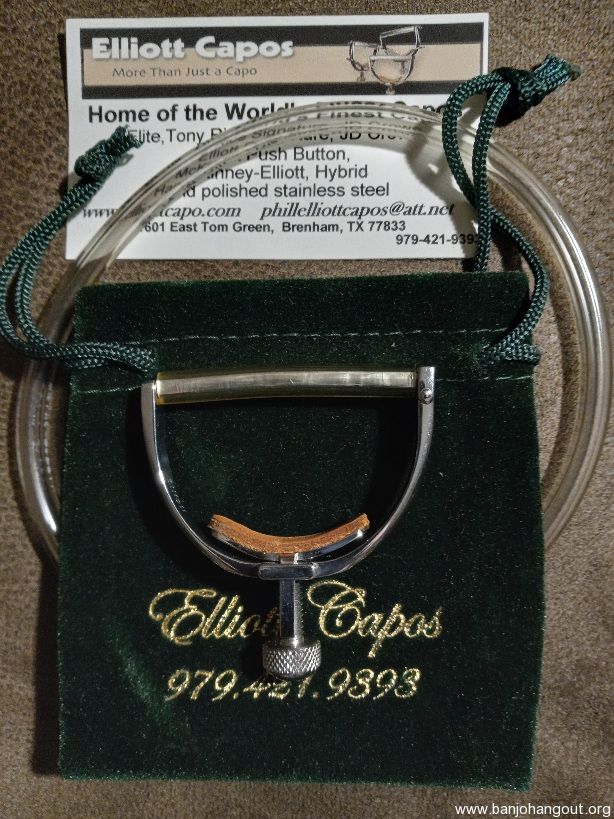 McKinney-Elliott Guitar Capo (SOLD) - Banjo Hangout