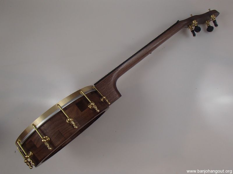 10" walnut C scale banjo, Zach Hoyt #351 - Banjo Hangout