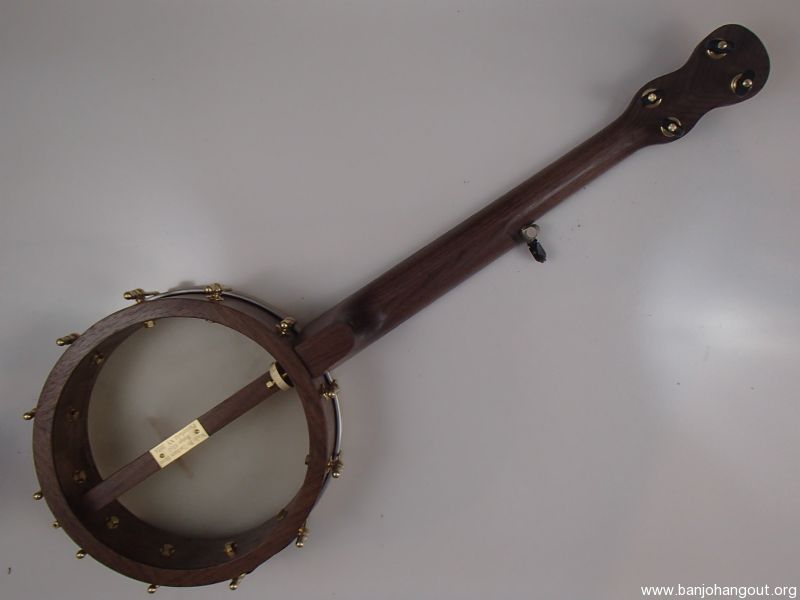 10" walnut C scale banjo, Zach Hoyt #351 - Banjo Hangout