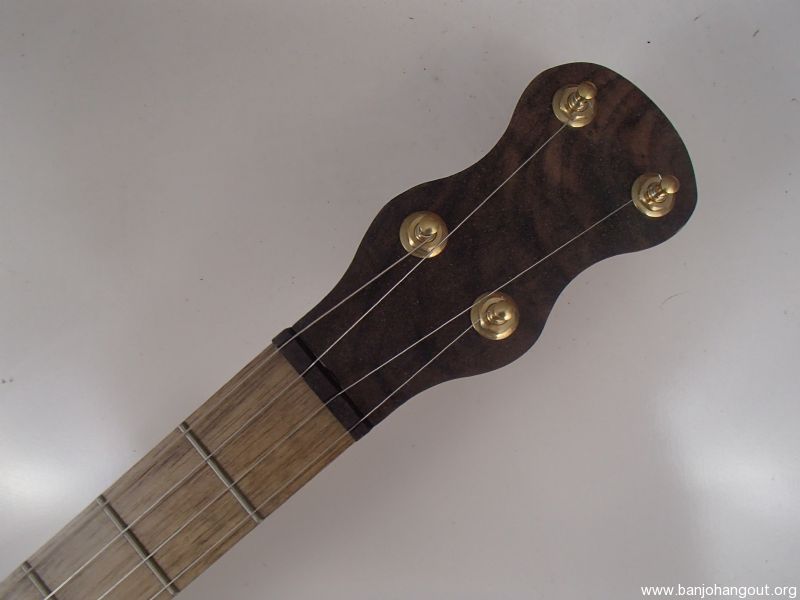 12" curly maple banjo with 1/4" brass tone hoop, Zach Hoyt #412 - Used ...