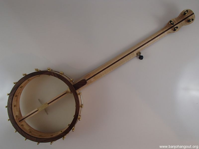 Curly maple 12" banjo, Zach Hoyt #153--sold pending approval - Used ...