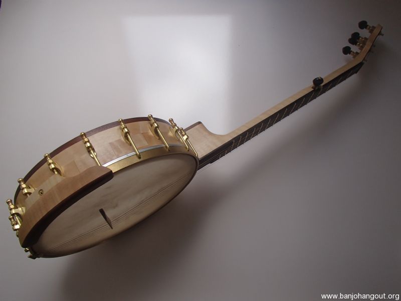 12" curly maple banjo, Zach Hoyt #225--sold pending approval - Used ...