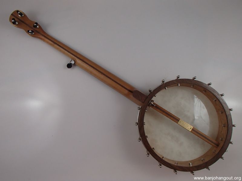 Left handed 12" cherry banjo, Zach Hoyt #288--sold pending approval ...