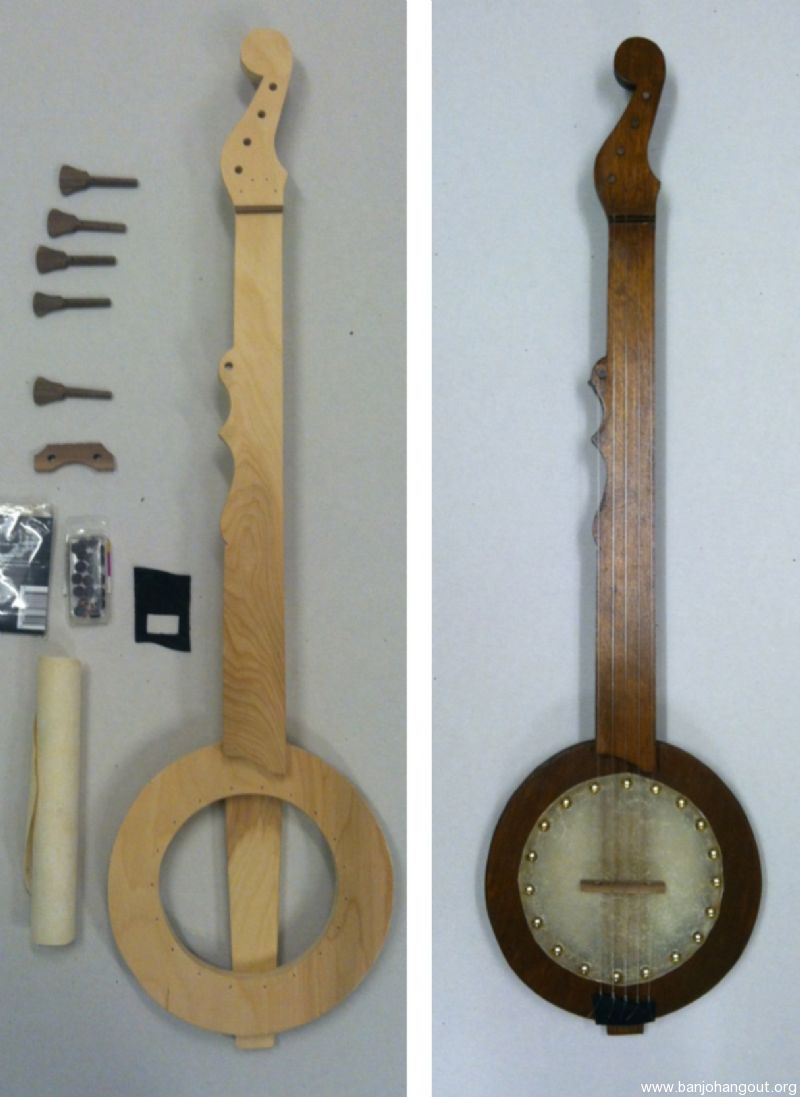 Diy Banjo Kits Simple Fun Project Real Banjos Used Banjo For Sale