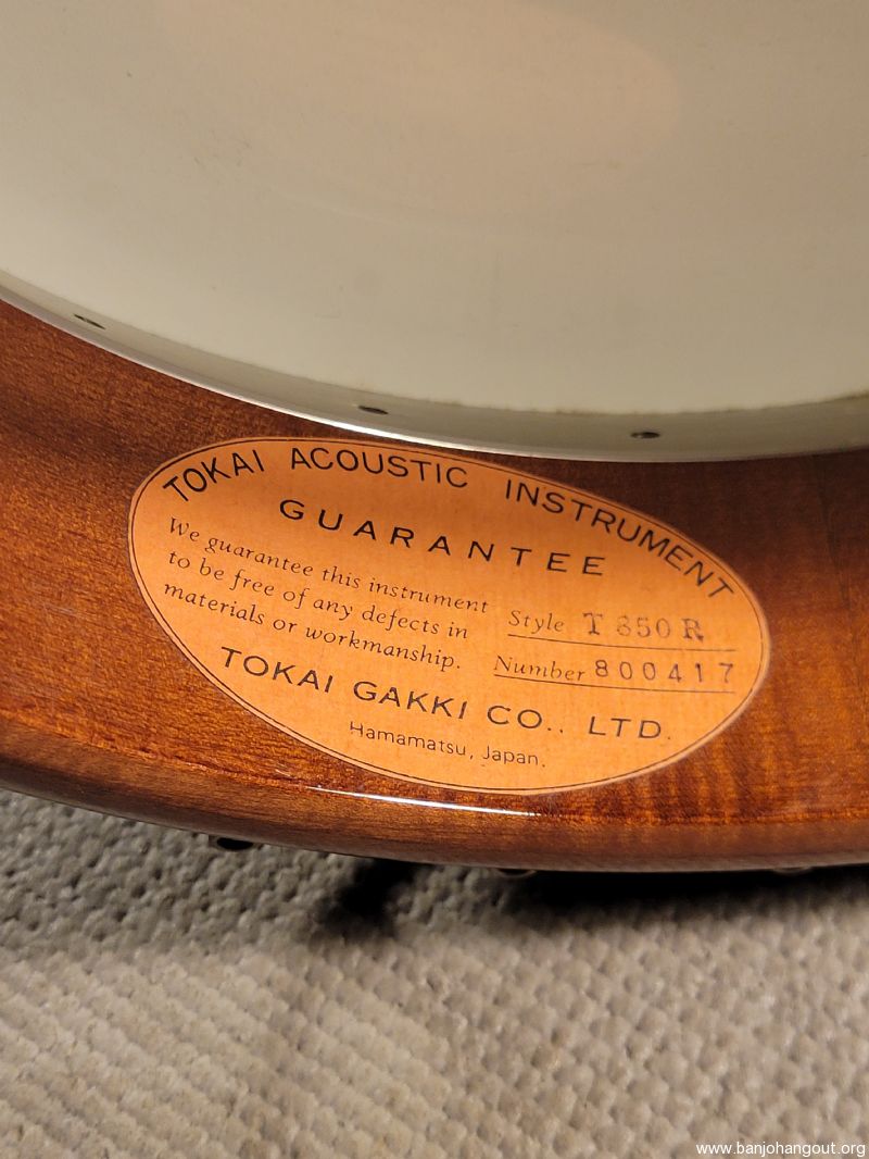 1980 Tokai T850R 5-string Banjo - Banjo Hangout