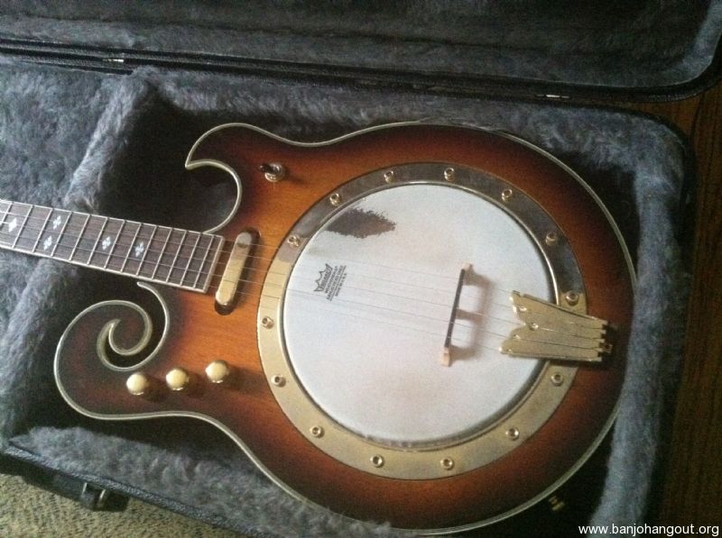 PRICE REDUCED! ELECTRIC BANJO! For Sale Gold Tone EBM-5 - Used Banjo ...