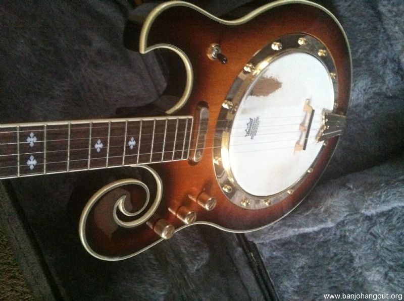 PRICE REDUCED! ELECTRIC BANJO! For Sale Gold Tone EBM-5 - Used Banjo ...