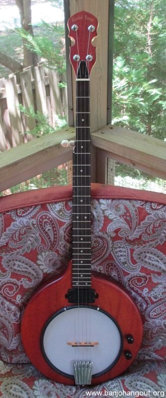 Electric 5 string Banjo Gold Tone light weight EB5 - Used Banjo For ...