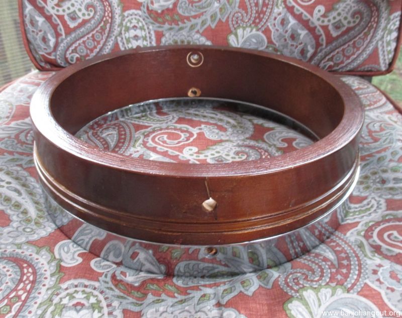 SOLD: 1970's Banjo rim & flathead tone ring. Gibson Mastertone style ...