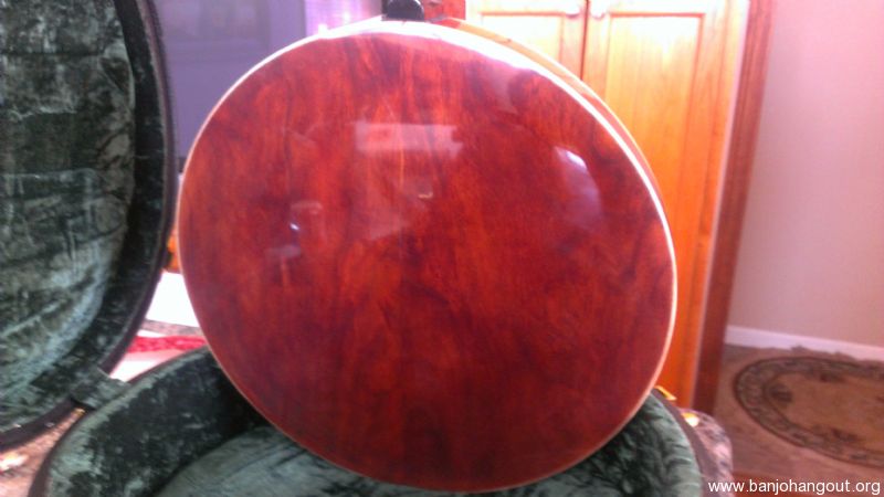 Cherry 5 string Hardwick Banjo with Blaylock Unplated No Hole - Used ...