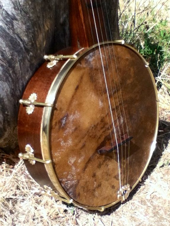 Brooks Masten 10L banjo with a dyed skin head - Used Banjo For Sale at ...