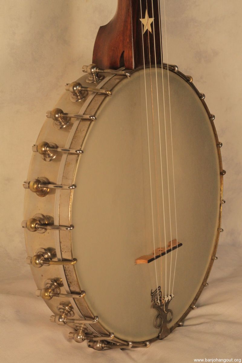 1880's E.J. Cubley flush fret banjo - Used Banjo For Sale at BanjoBuyer.com