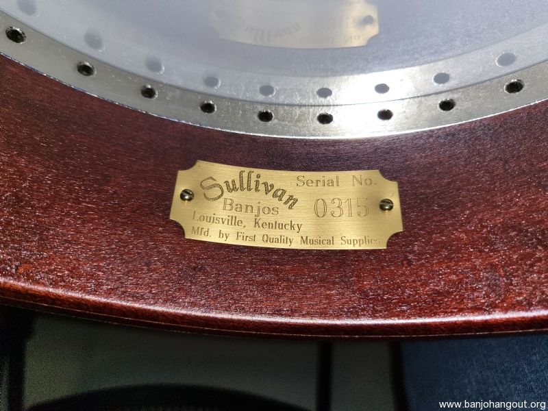 SOLD: Sullivan Greenbrier Archtop Resonator Banjo - Banjo Hangout