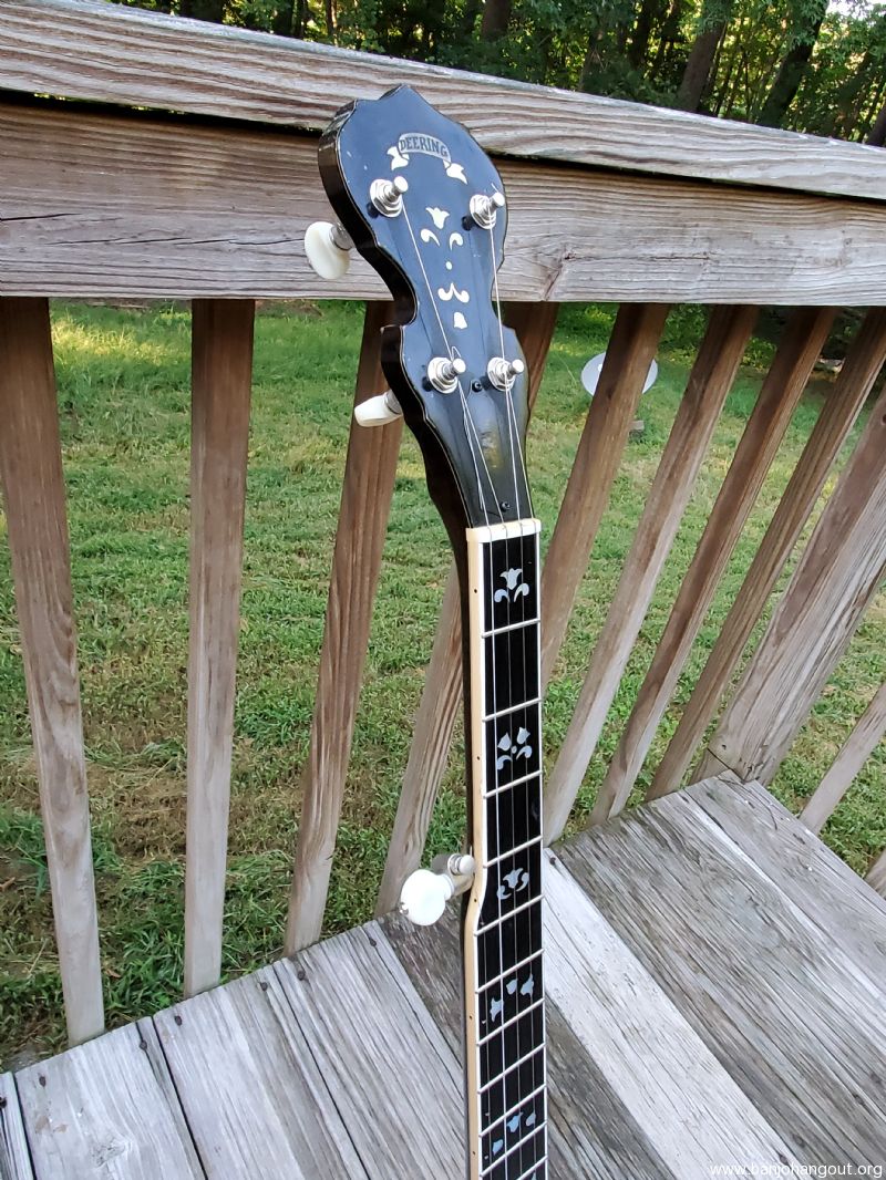 Deering Maple Blossom Curly Maple Banjo - Used Banjo For Sale at ...