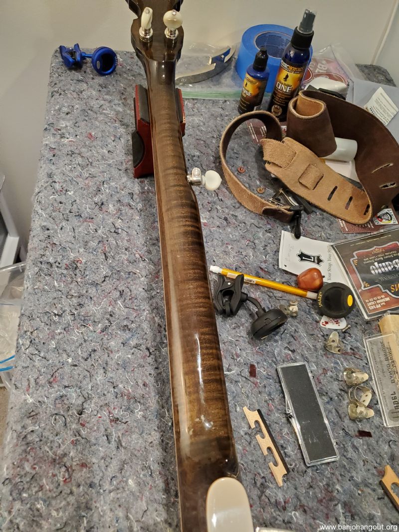 Deering Maple Blossom Curly Maple Banjo - Used Banjo For Sale at ...