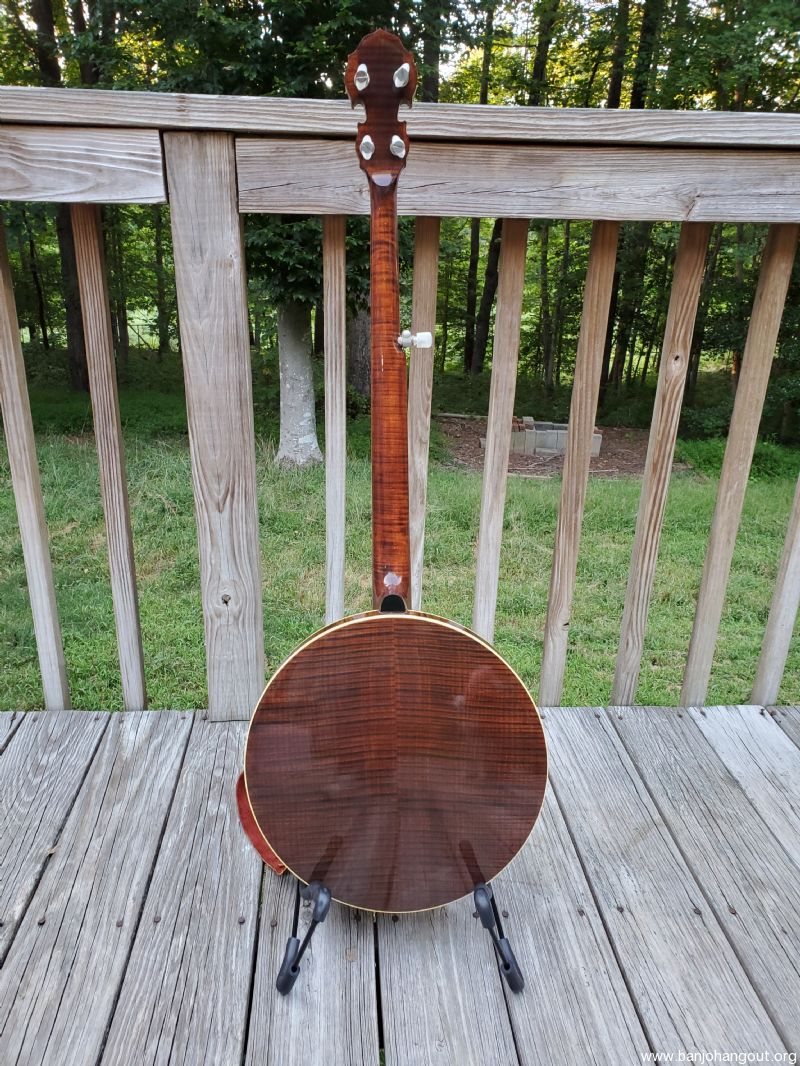 1989 Gibson-Flatiron Sweetgrass Curly Maple Banjo - Used Banjo For Sale ...