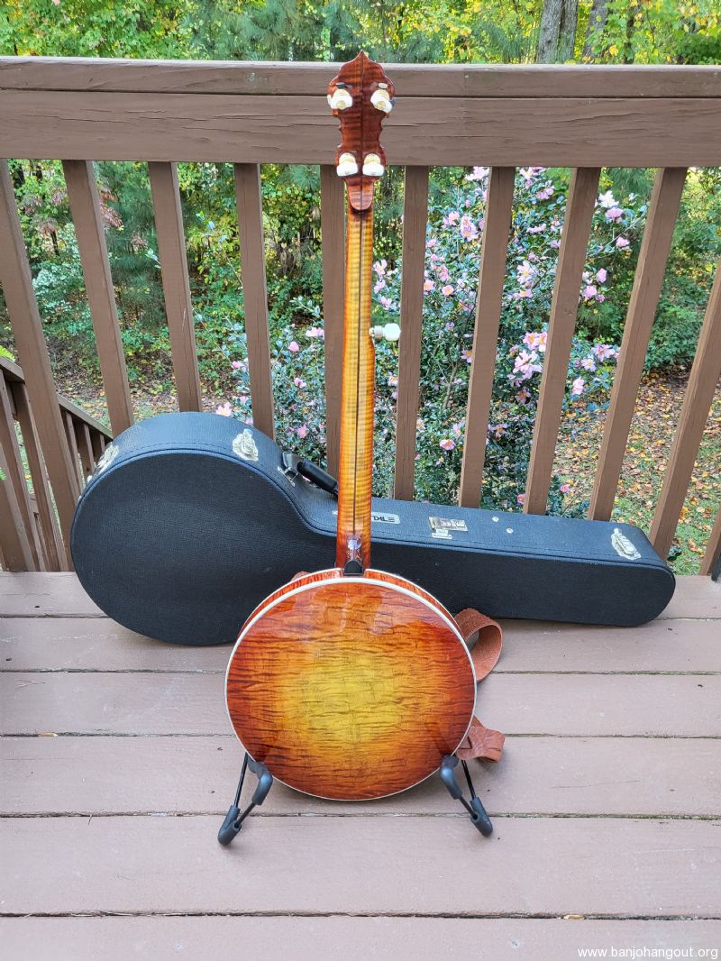Hopkins Phoenix Curly Maple Banjo w/D-tuners - Used Banjo For Sale at ...