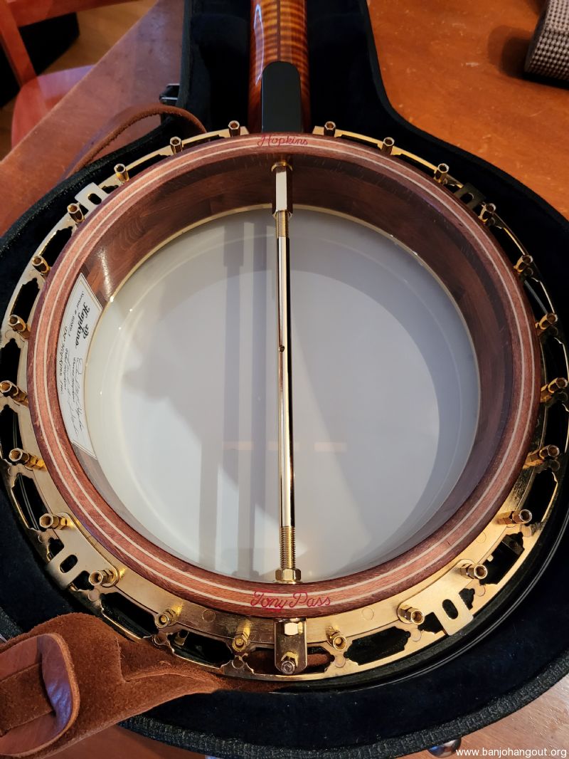 Hopkins Phoenix Curly Maple Banjo w/D-tuners - Used Banjo For Sale at ...