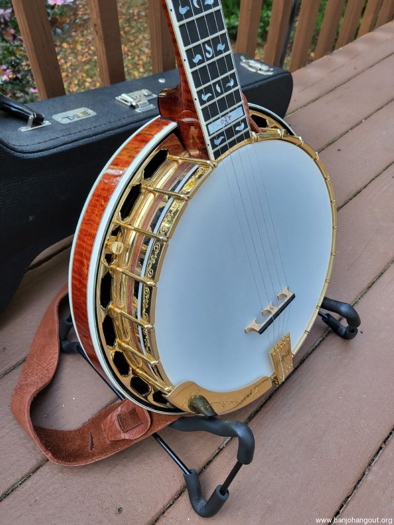 Hopkins Phoenix Curly Maple Banjo w/D-tuners - Used Banjo For Sale at ...