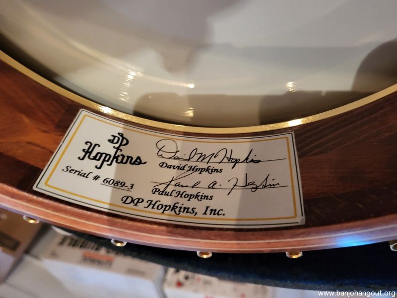 Hopkins Phoenix Curly Maple Banjo w/D-tuners - Used Banjo For Sale at ...