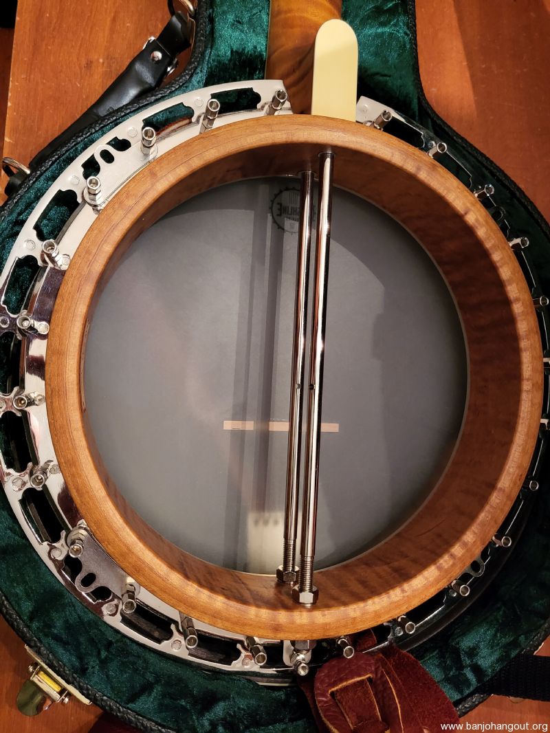 2017 Bishline Harvest Curly Maple Banjo (pending) - Used Banjo For Sale ...