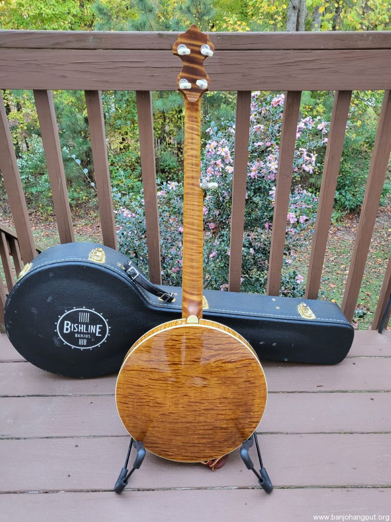 2017 Bishline Harvest Curly Maple Banjo (pending) - Used Banjo For Sale ...