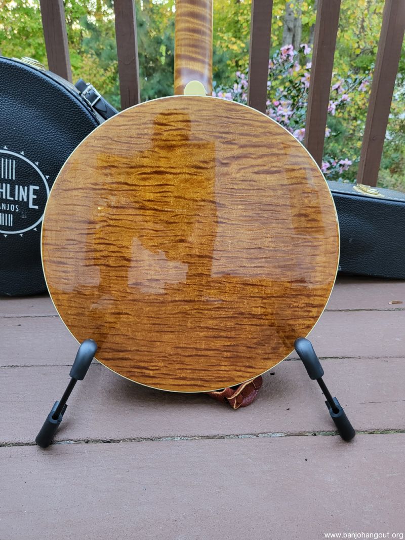 2017 Bishline Harvest Curly Maple Banjo (pending) - Used Banjo For Sale ...
