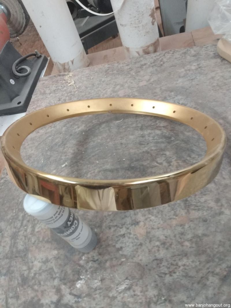 SOLD: Gold Huber Vintage Tone Ring - Banjo Hangout