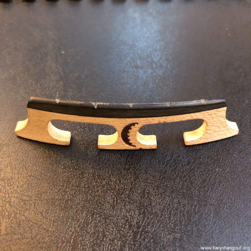 SOLD: Moon Compensated Bridge 5/8” - Banjo Hangout