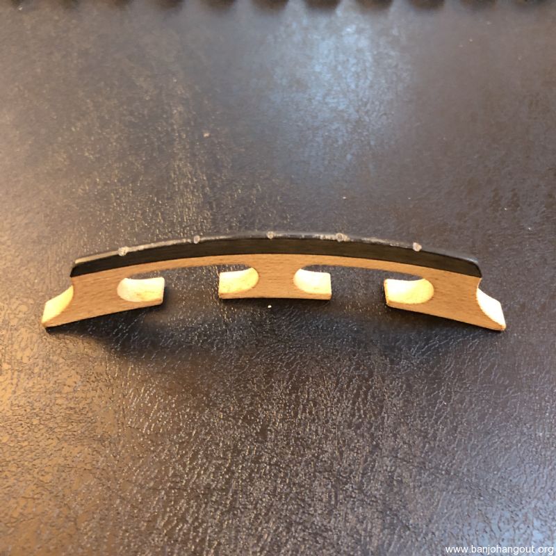 SOLD: Moon Compensated Bridge 5/8” - Banjo Hangout